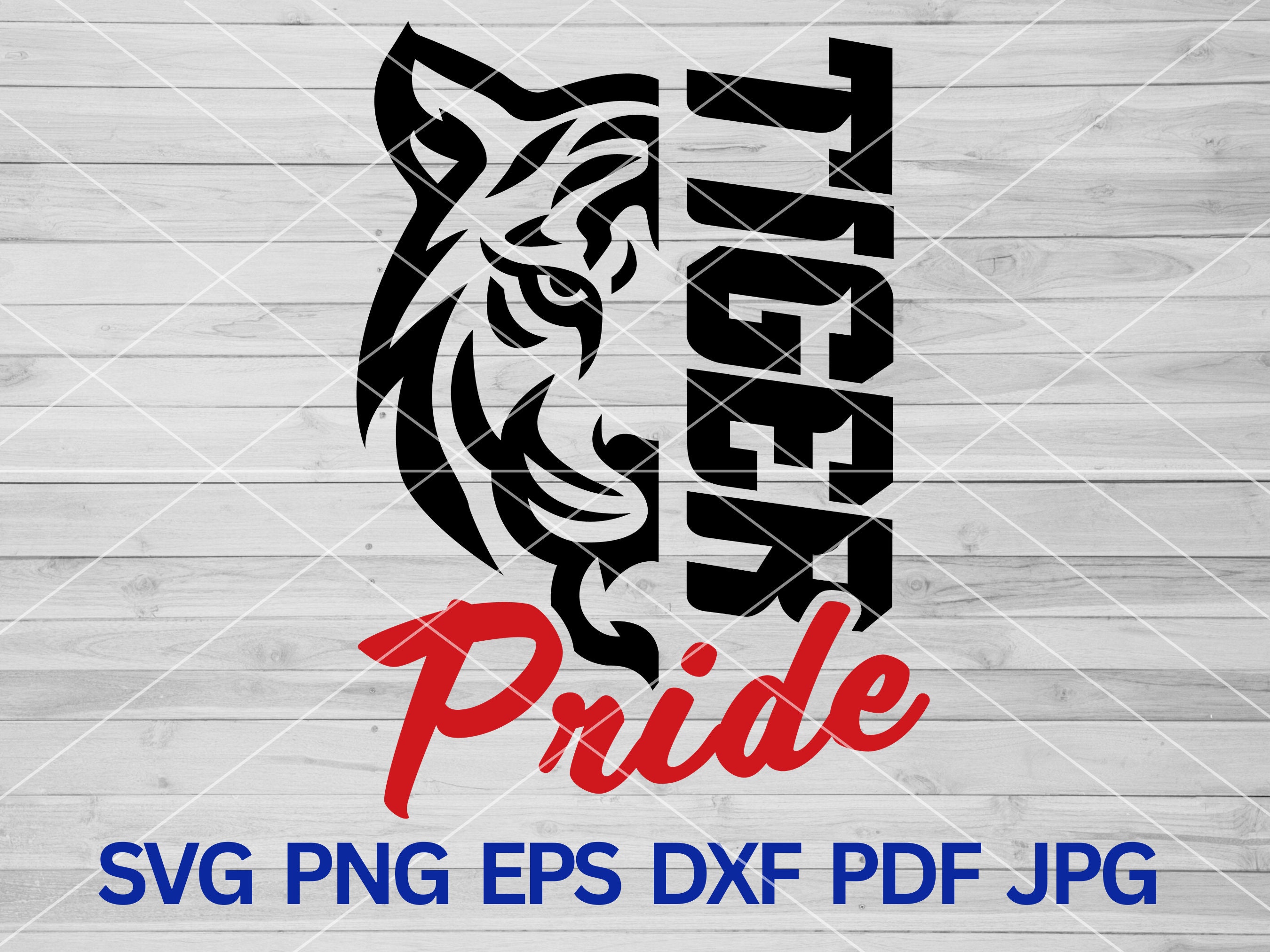 Tiger Pride Svg Tigers Svg Tiger Svg Tigers Mascot Svg - Etsy