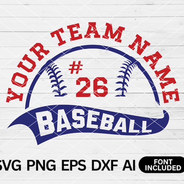 Baseball Team Svg - Etsy