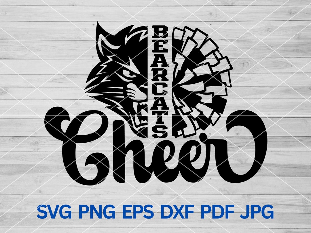 Bearcats Cheer Svg, Bearcats Svg, Bearcats Mascot Svg, Cut Files Cricut ...