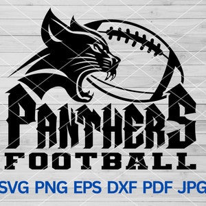 High School Panthers Football Svg, Panthers Pride Svg, Panther Svg ...