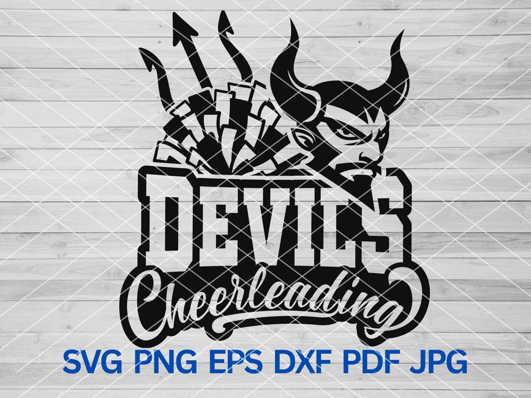 Devils Cheerleading Svg, Devils Svg, Devils Mascot Svg, Devils School ...