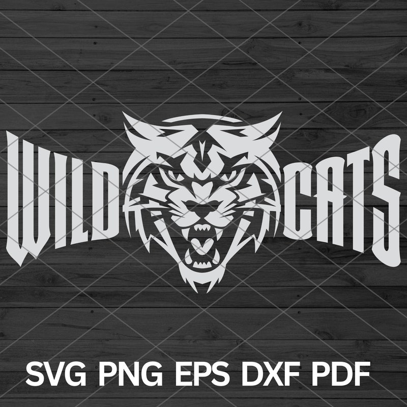 Wildcat Svg - Etsy