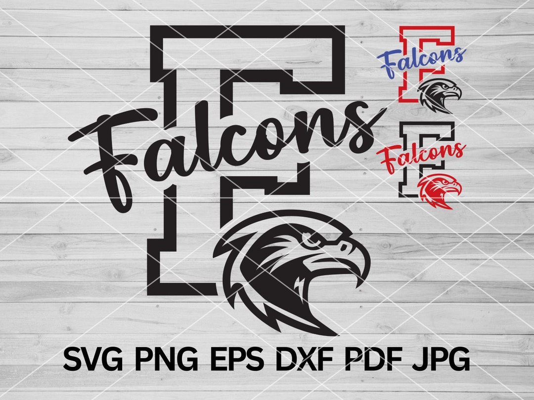 Falcons Svg, Falcon Svg Cut Files Cricut, Falcons Mascot Svg, Falcons ...