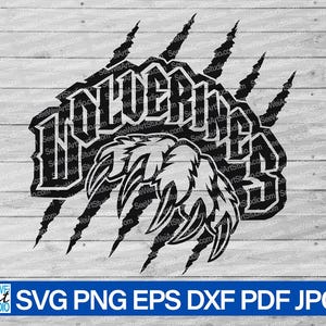 Wolverines Svg, Wolverines Mascot Svg, Wolverines Cheer Svg, Wolverines ...