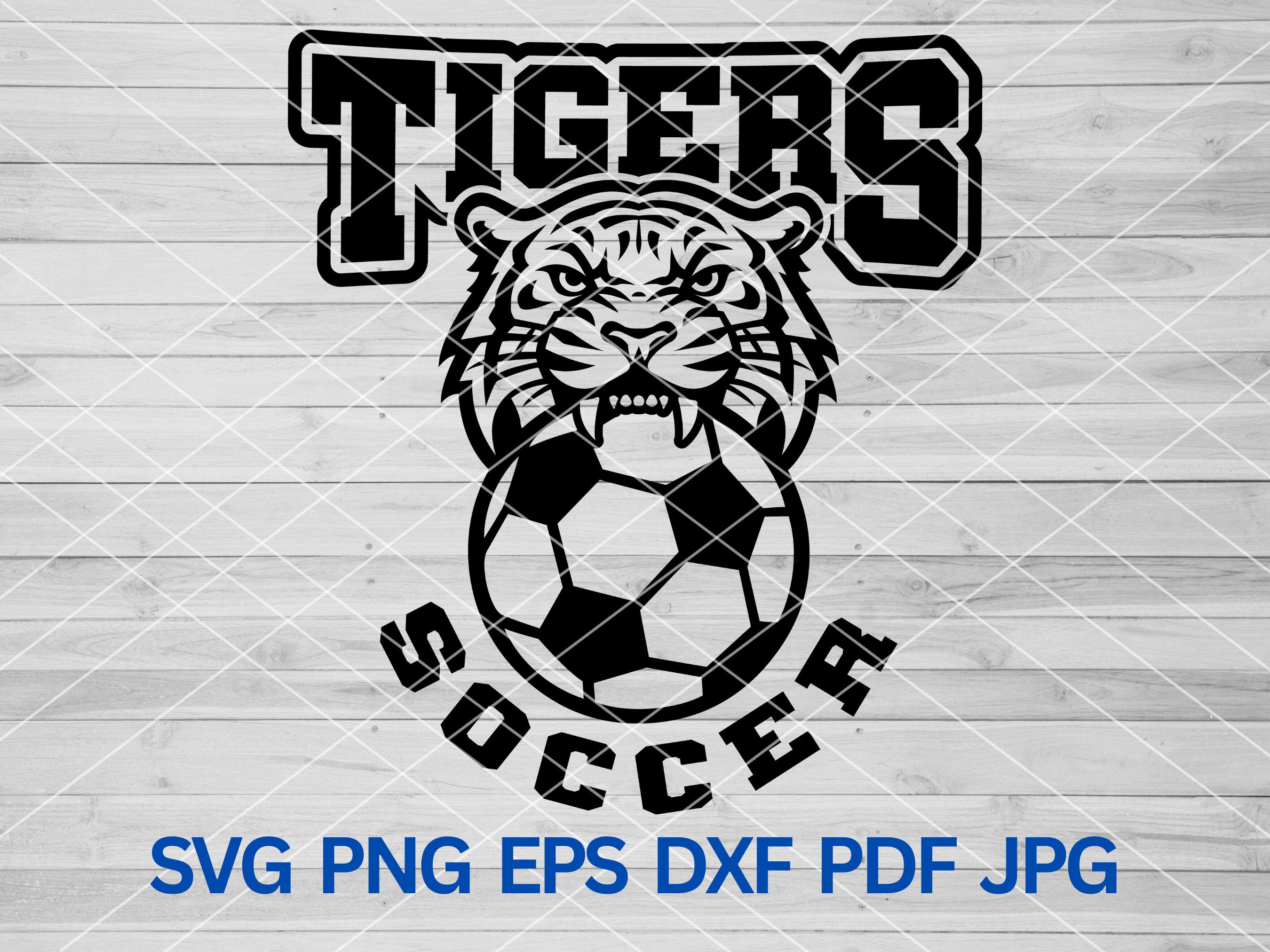 High School Tigers Soccer Svg, Tigers Svg, Tigers Mascot Svg, Tigers ...