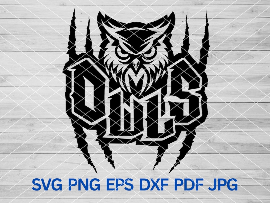 Owl Svg, Owls Svg, Owls Mascot Svg, High School Owls Sport Sublimation ...