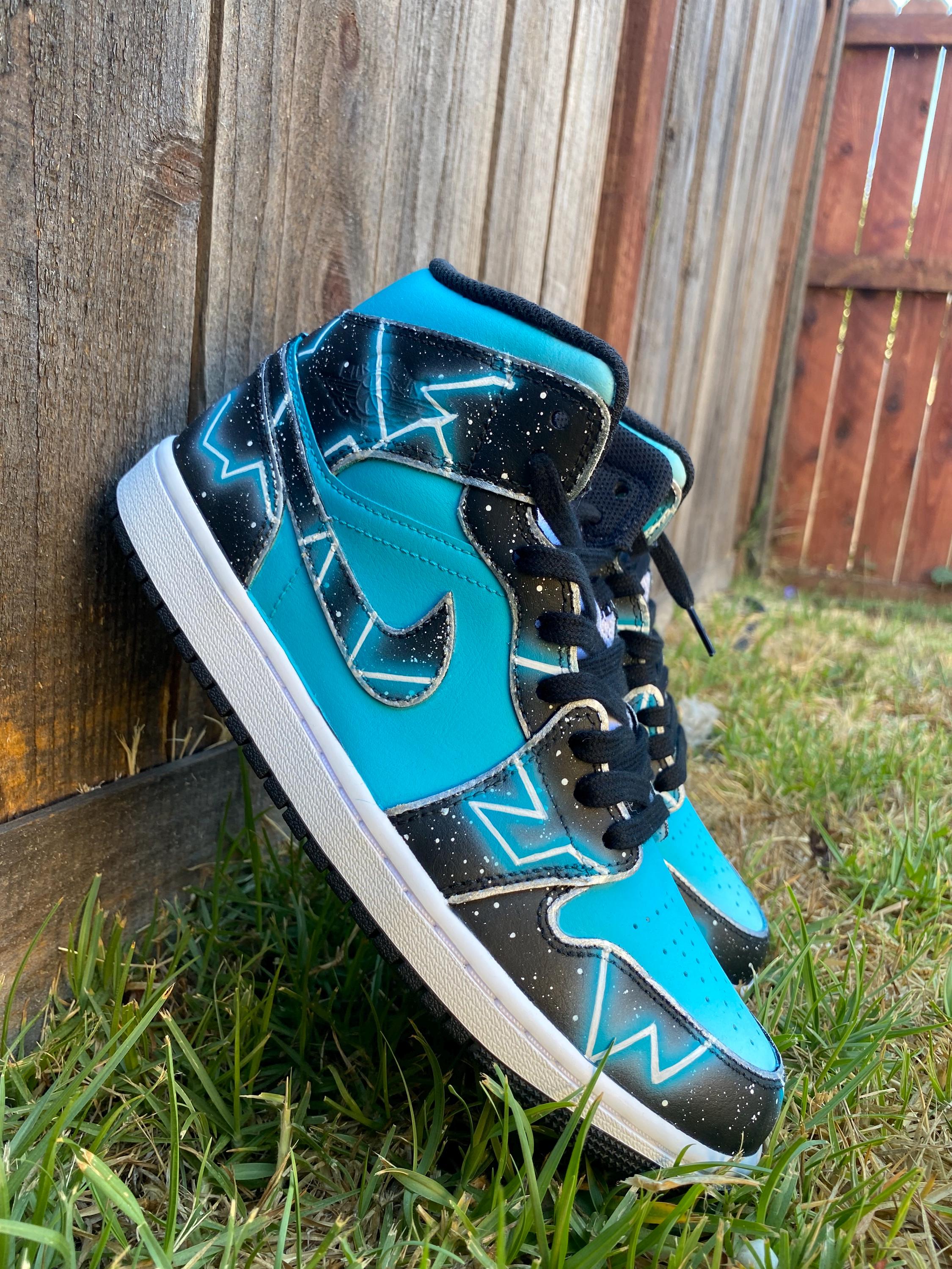 Astrology Galaxy Custom Air Jordan 1s - Etsy