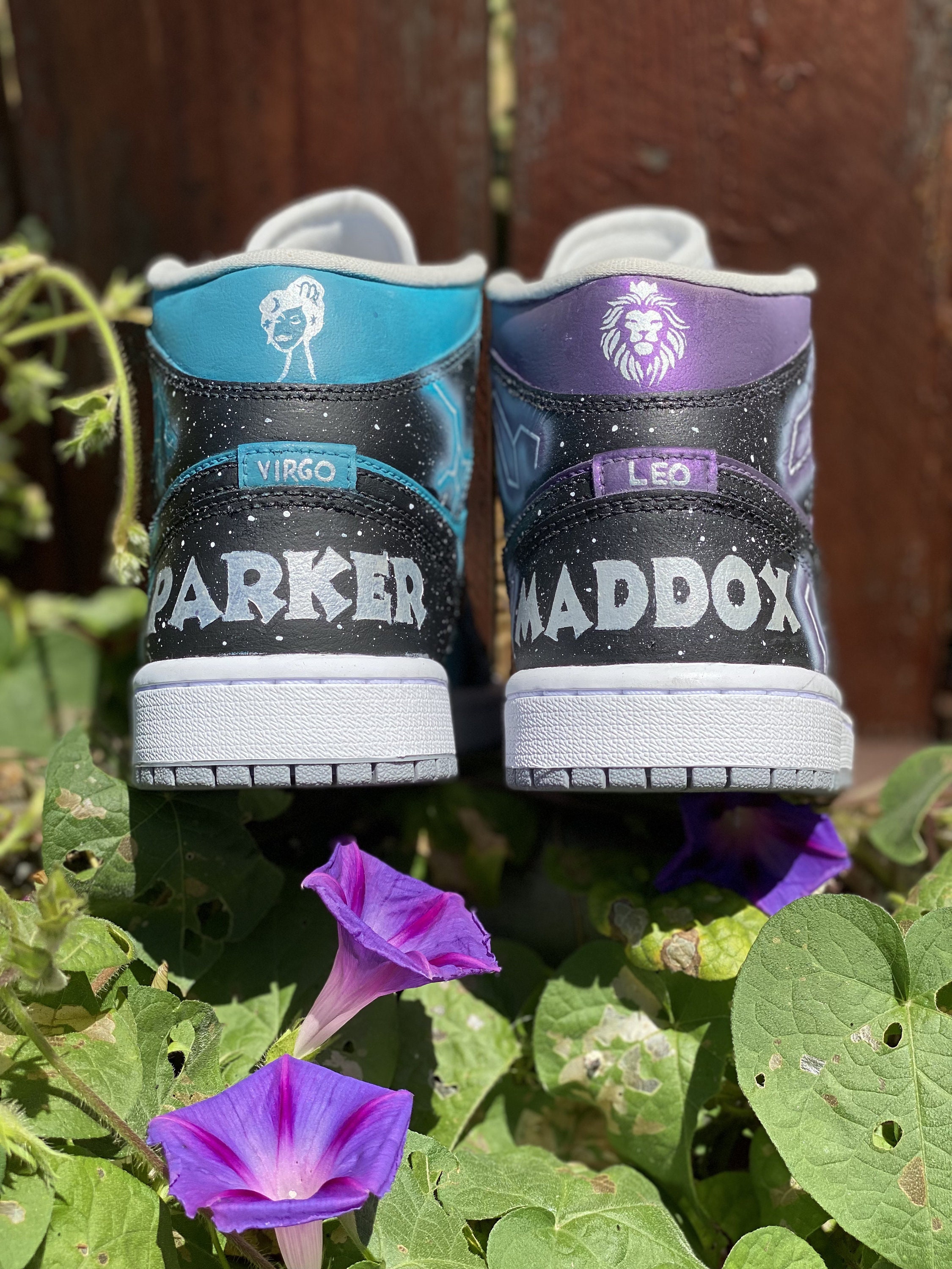 Astrology Galaxy Custom Air Jordan 1s - Etsy