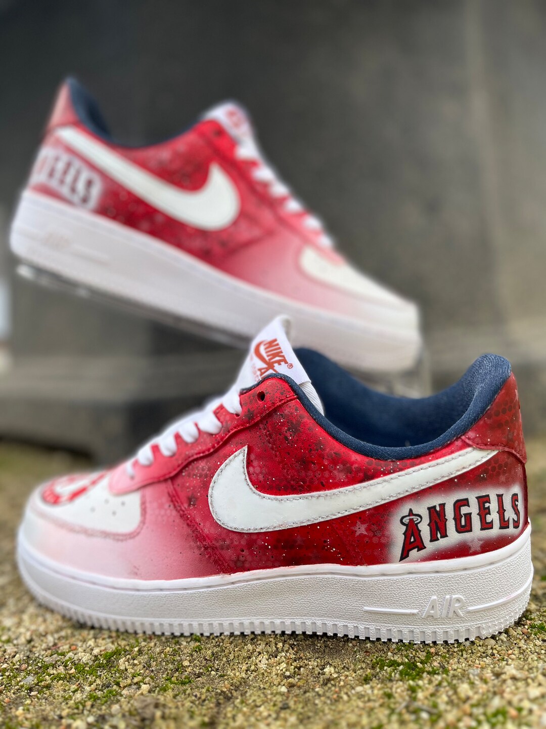Custom Red Angels Air Force One - Etsy