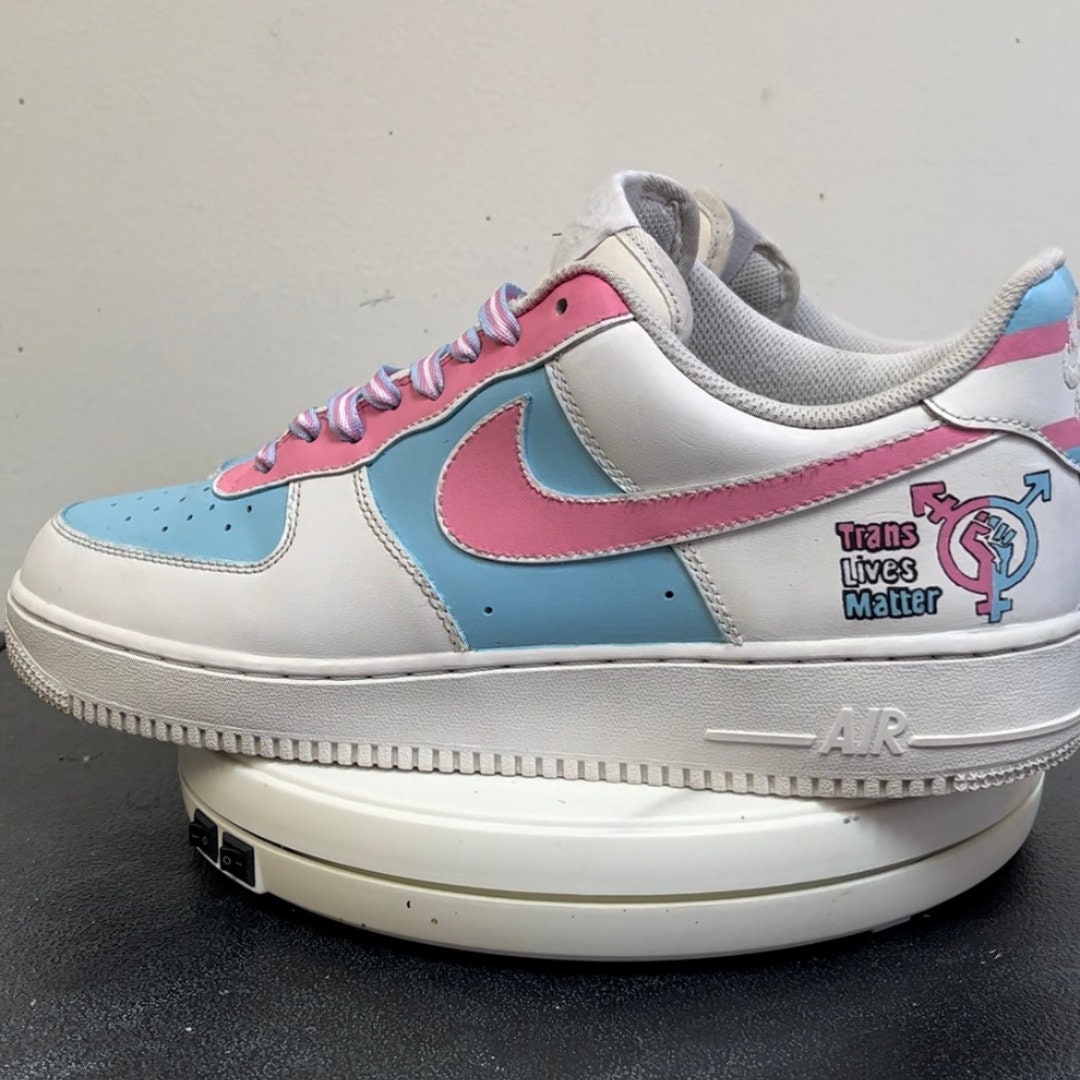 Trans Lives Matter Air Force 1s - Etsy