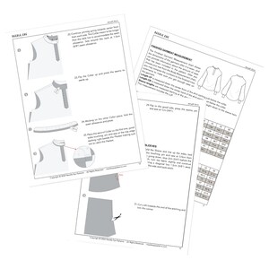 Amalfi Shirt PDF Sewing Patterns With Tutorials for Women | Size 2-12 ...