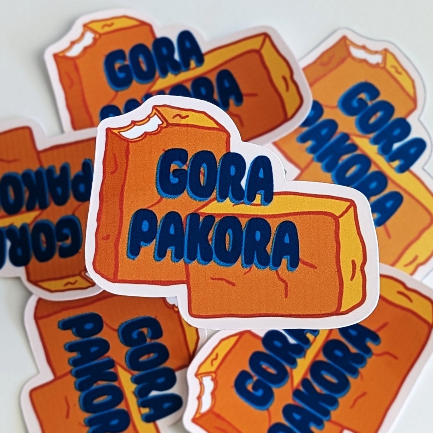 Gora Pakora Sticker - Etsy