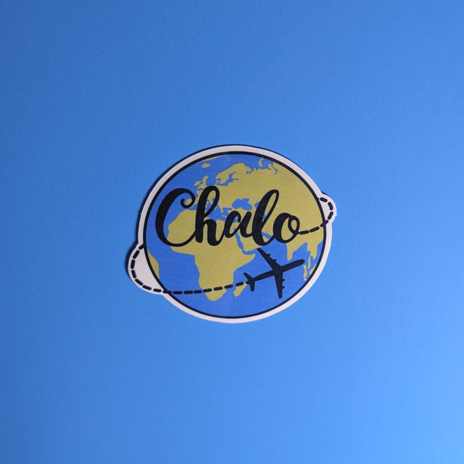 Chalo (lets Go) Hindi World Sticker - Etsy