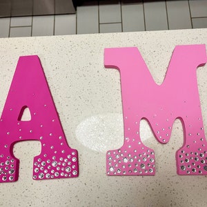 Barbie Theme Initial Letter Wall Decor Monogram - Etsy