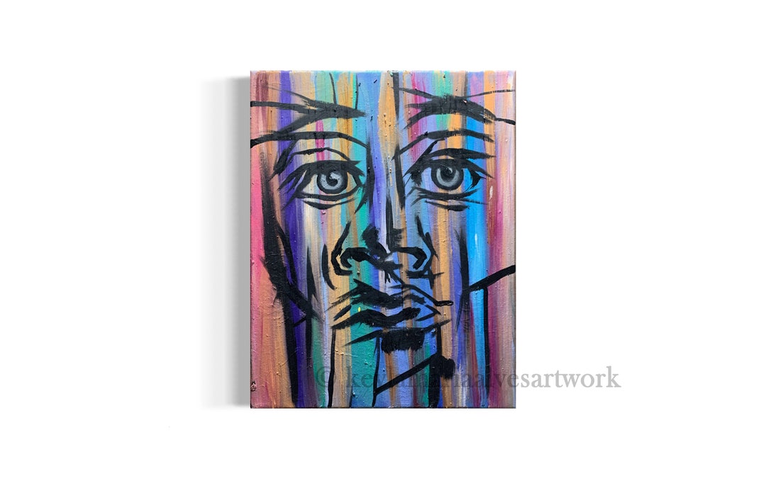 Face of God #5 (11x14" Oil Painting) - Etsy