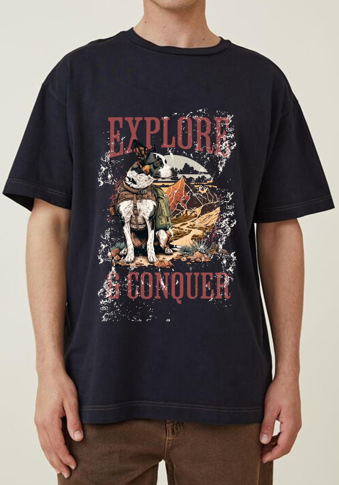 Explore & Conquer Graphic T-shirt - Etsy
