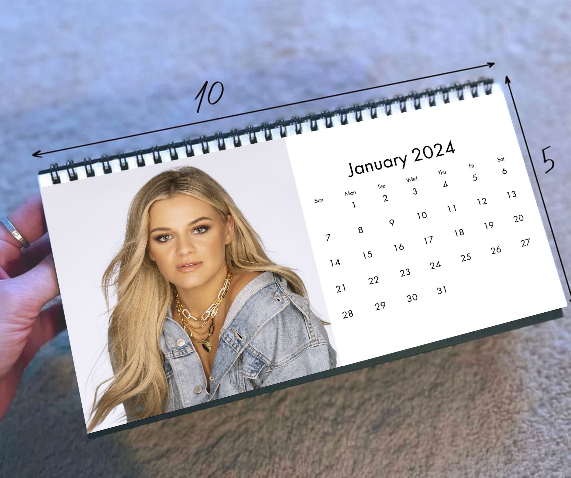 2024 Kelsea Ballerini Calendar 2024 Desk Calendar Celebrity - Etsy Israel