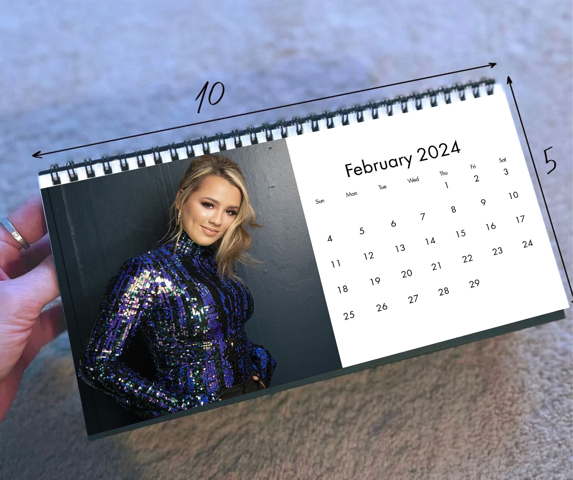 2024 Gabby Barrett Calendar 2024 Desk Calendar Celebrity - Etsy Canada