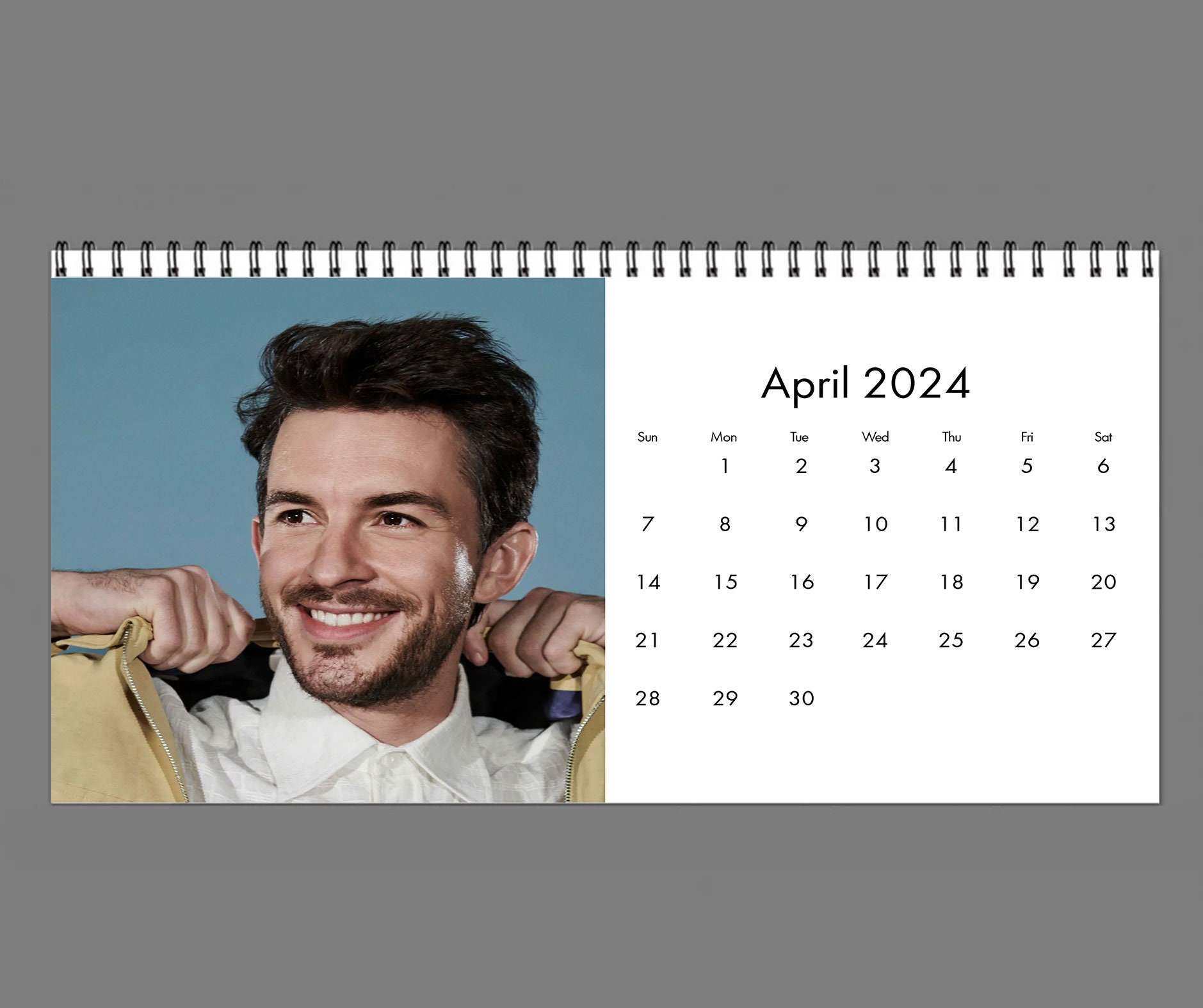 2024 Jonathan Bailey Calendar, 2024 Desk Calendar, Celebrity Calendar ...