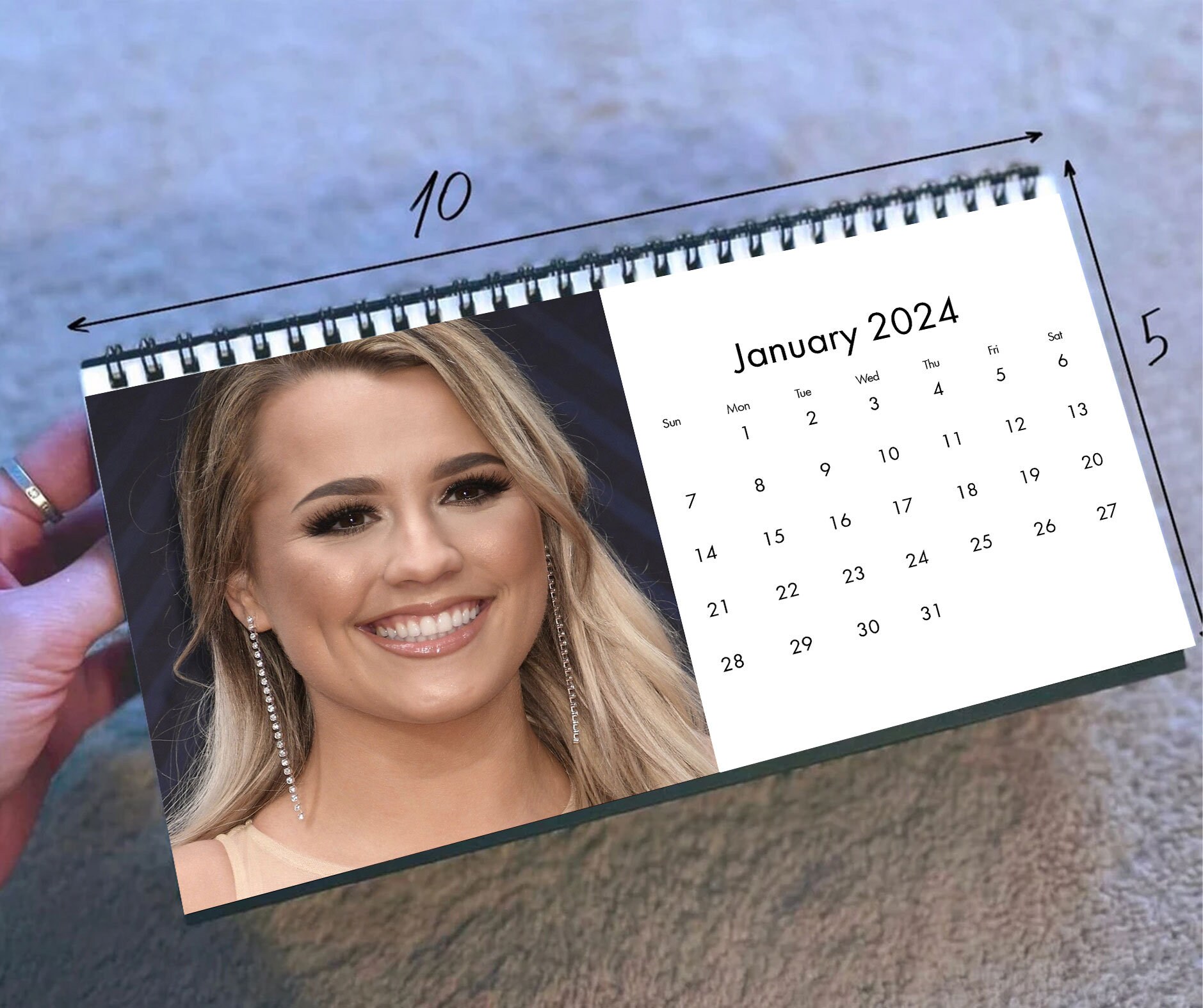 2024 Gabby Barrett Calendar 2024 Desk Calendar Celebrity - Etsy Canada
