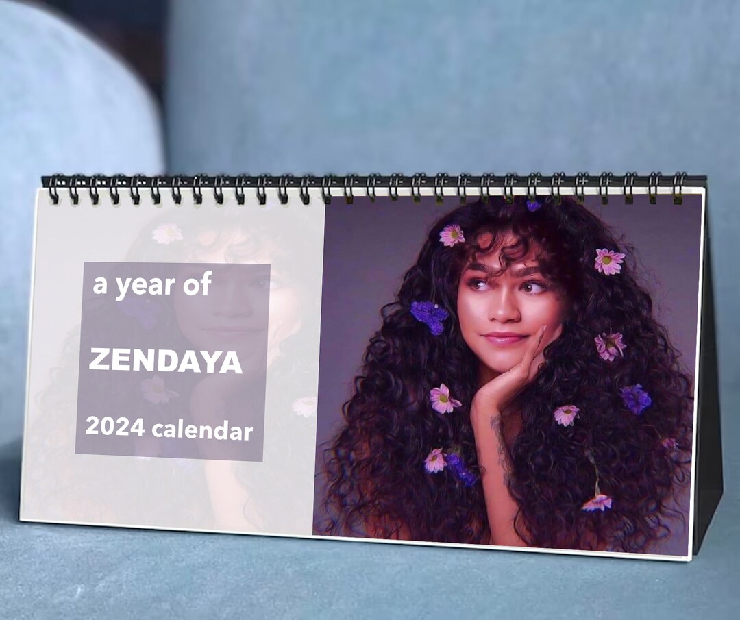 2024 Zendaya Calendar 2024 Desk Calendar Celebrity Calendar - Etsy ...