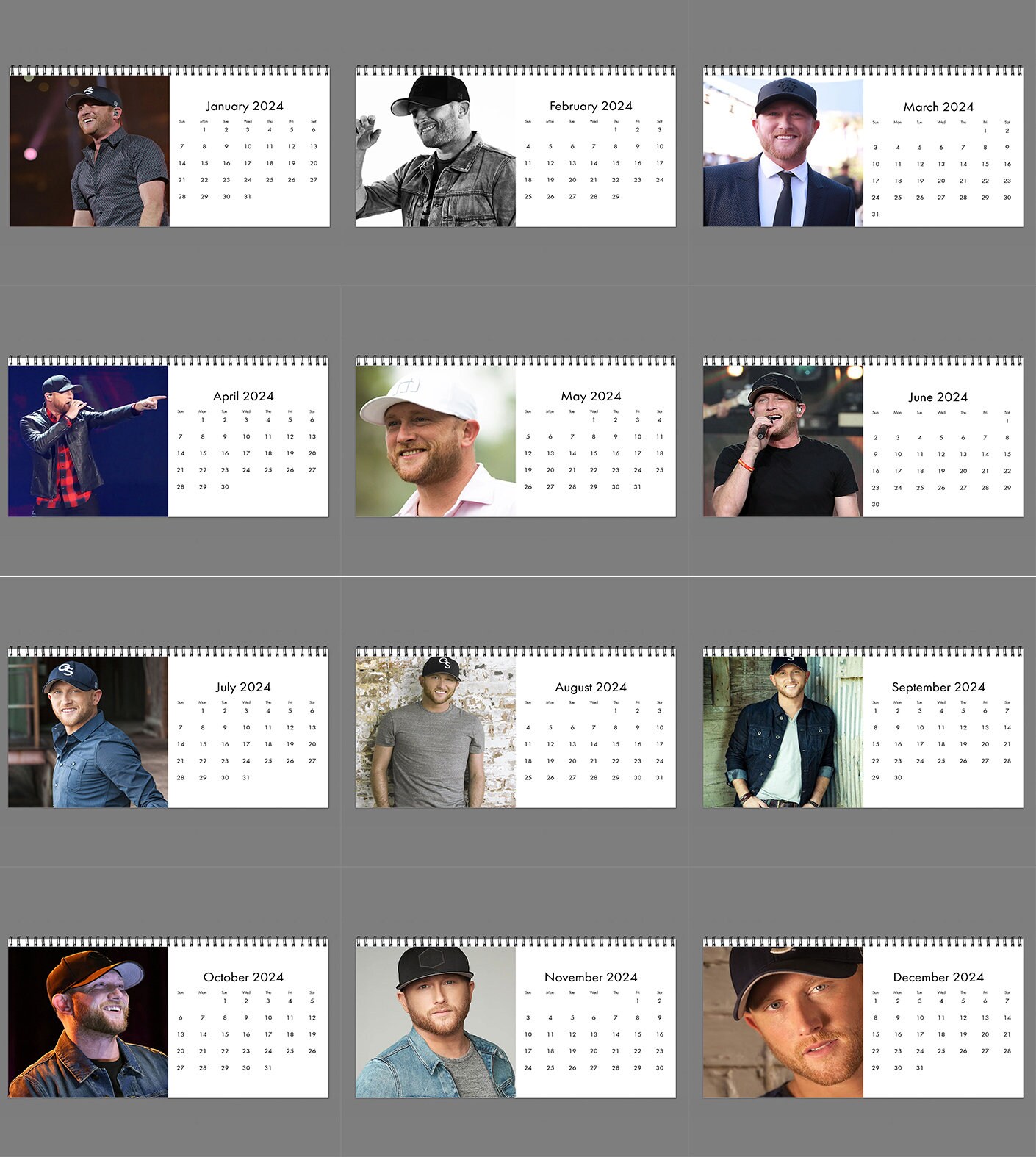 2024 Cole Swindell Calendar, 2024 Desk Calendar, Celebrity Calendar ... 2024 Cole Swindell Calendar, 2024 Desk Calendar, Celebrity Calendar ...