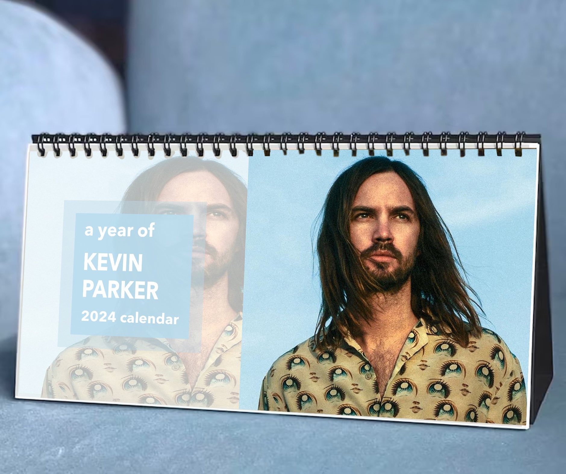 2024 Kevin Parker Calendar, 2024 Desk Calendar, Celebrity Calendar sold ...