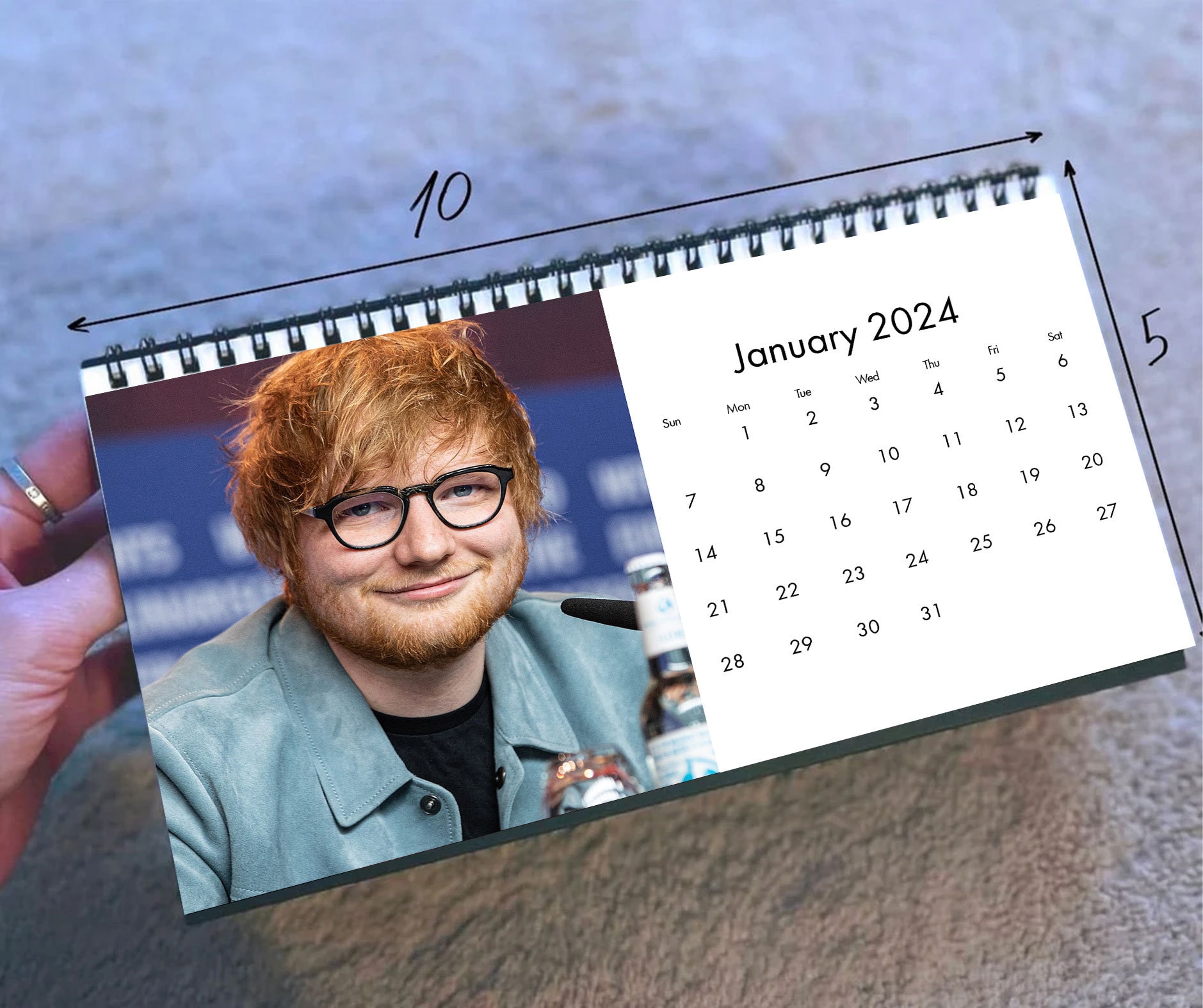 2024 Ed Shee Calendar, 2024 Desk Calendar, Celebrity Calendar sold by ...