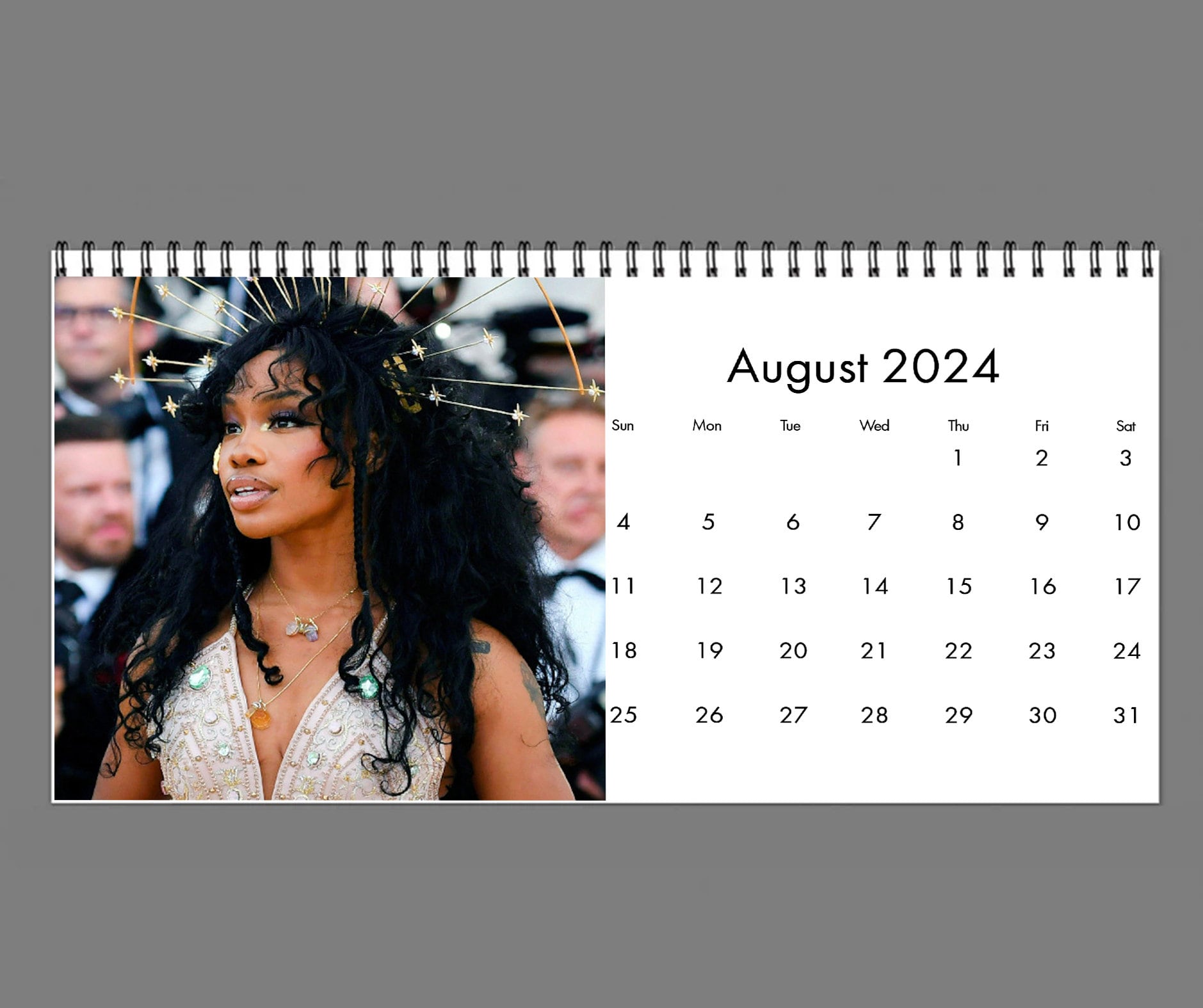 2024 SZA Calendar, 2024 Desk Calendar, Celebrity Calendar sold by Tan ...