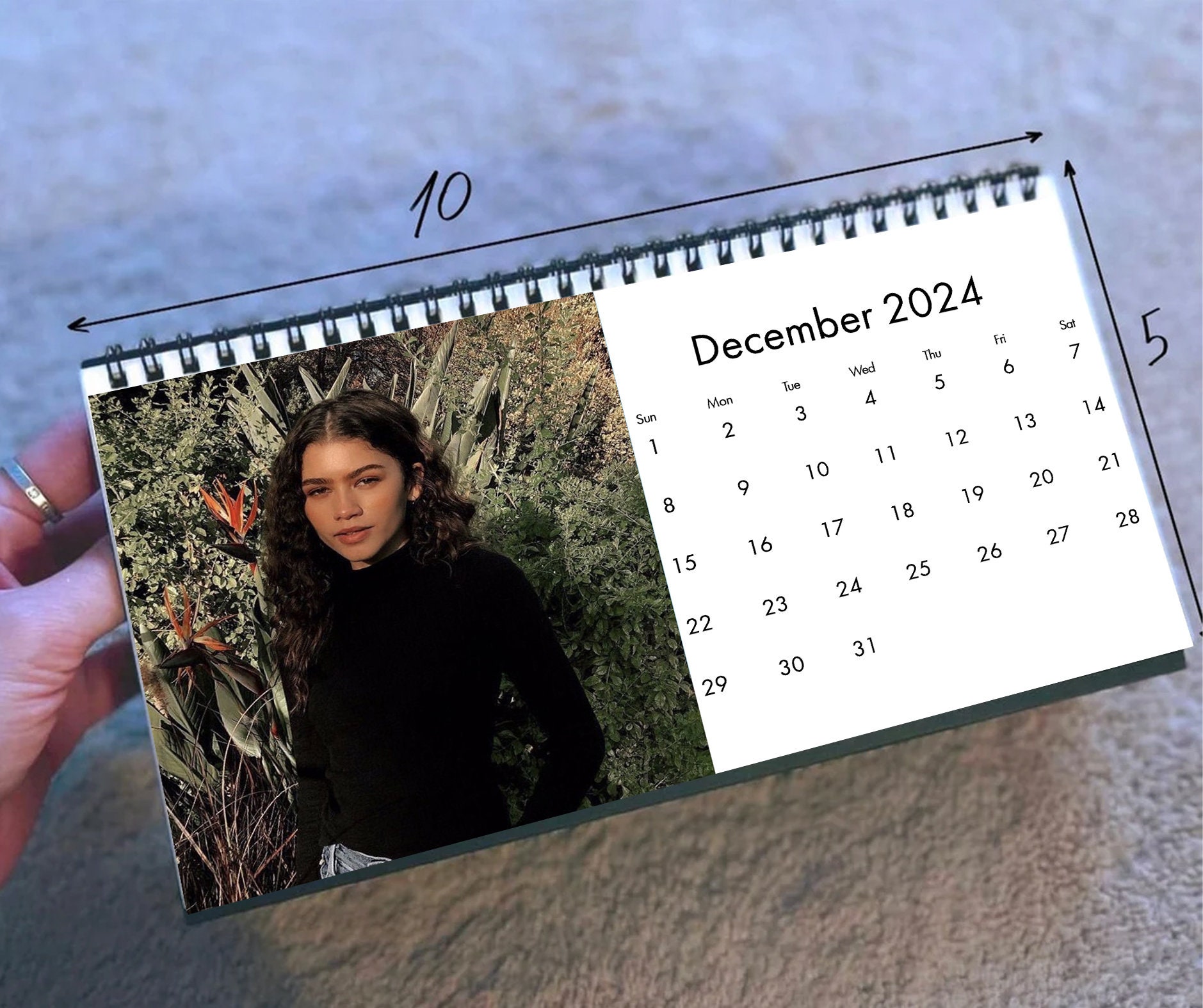 2024 Zendaya Calendar 2024 Desk Calendar Celebrity Calendar - Etsy ...