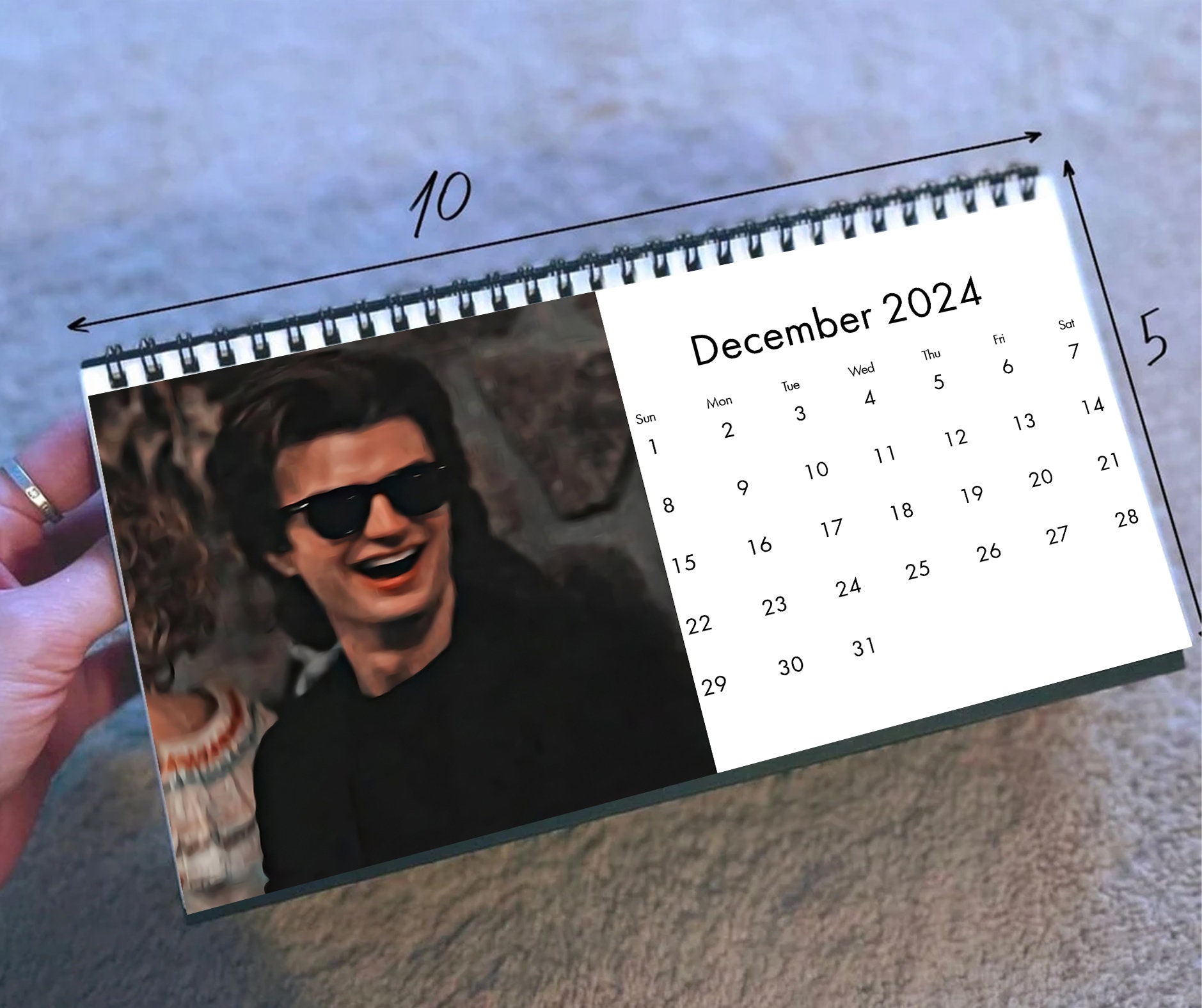 2024 Steve Harrington Calendar, 2024 Desk Calendar, Celebrity Calendar ...