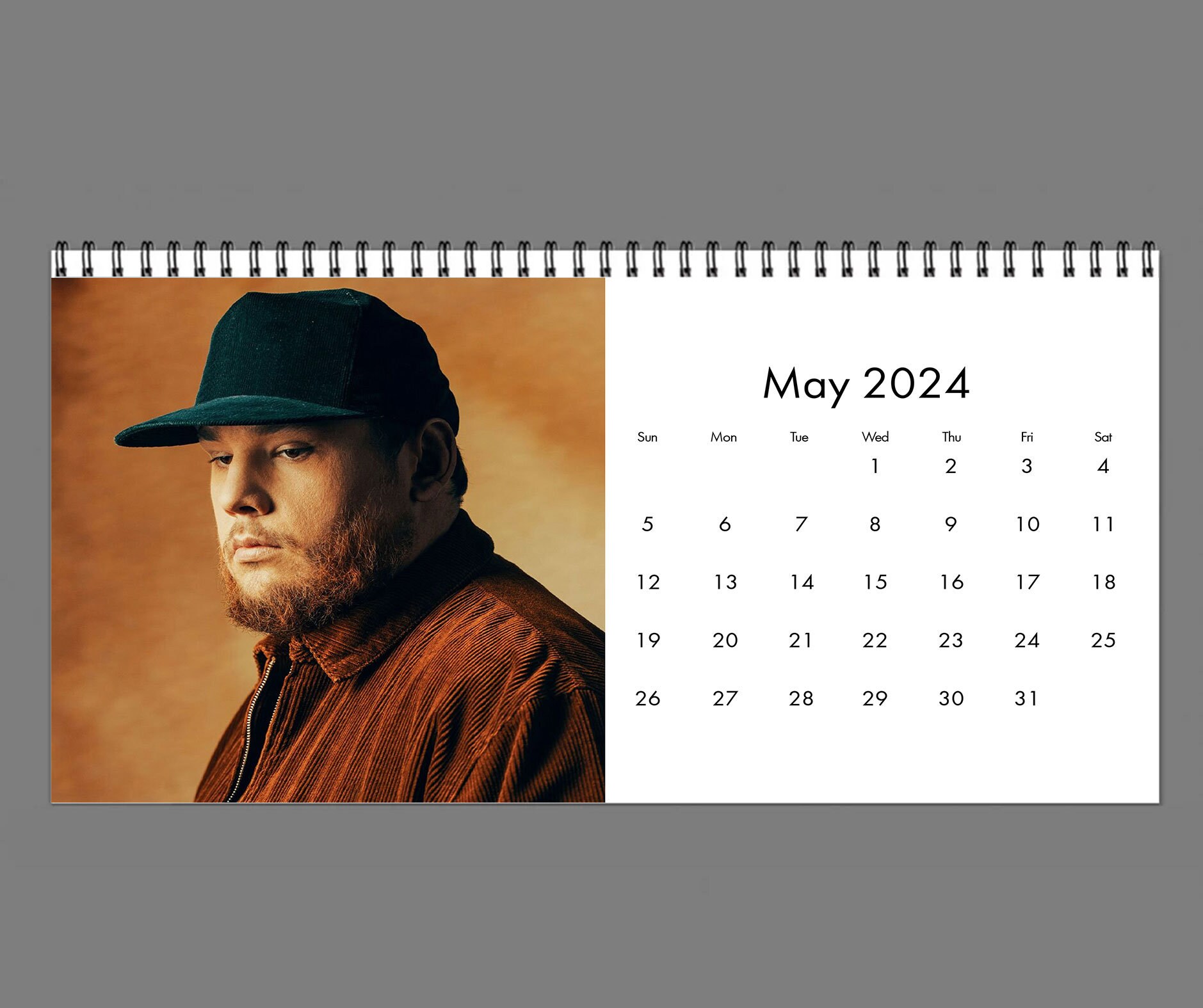 2024 Luke Comb Calendar, 2024 Desk Calendar, Celebrity Calendar sold by ...