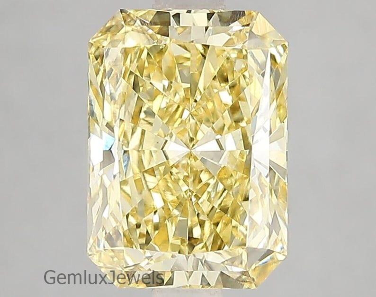 Radiant Cut Vivid Yellow Lab Grown Diamond, Loose Stone - Etsy