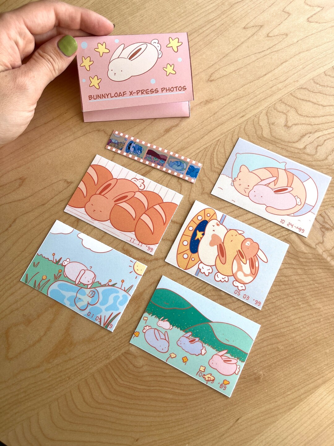 Bunny Photos Sticker Pack, 90s Photo Stickers, Adorable Rabbit Stickers ...