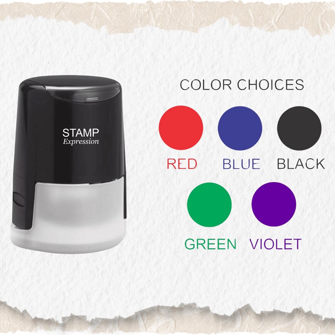 Medical Stethoscope Custom Return Address Stamp – Self-inking Rubber ...