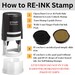 Cross Religious Christian Church Custom Self Inking Rubber Stamp ...