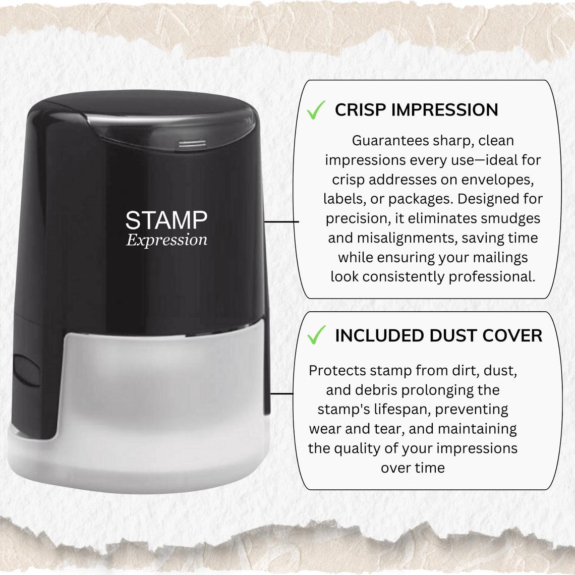 Medical Stethoscope Custom Return Address Stamp – Self-inking Rubber ...