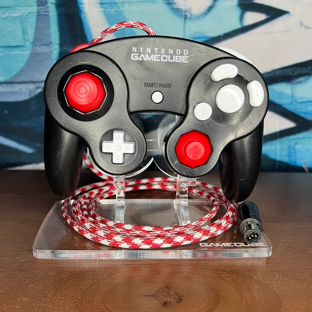 Modded OEM Wired Jet Black Gamecube Controller | “picnic” - Etsy