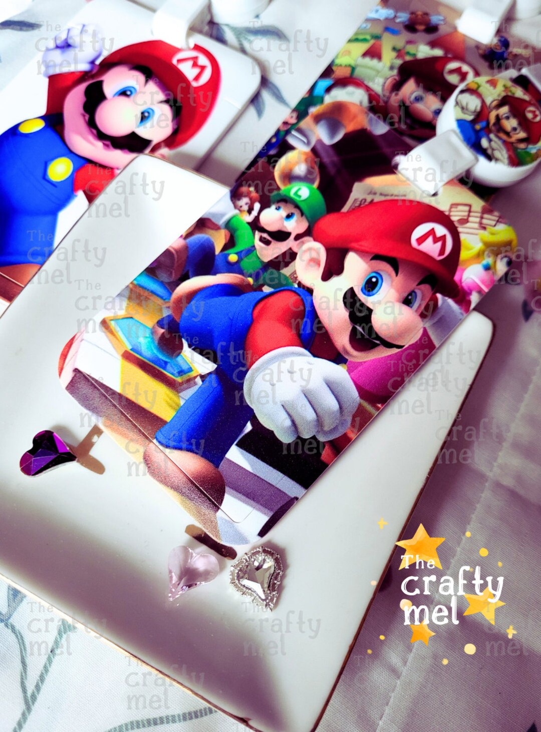 Super Mario Bros. Badge ID Card Holder Card Holder With Super Mario ...