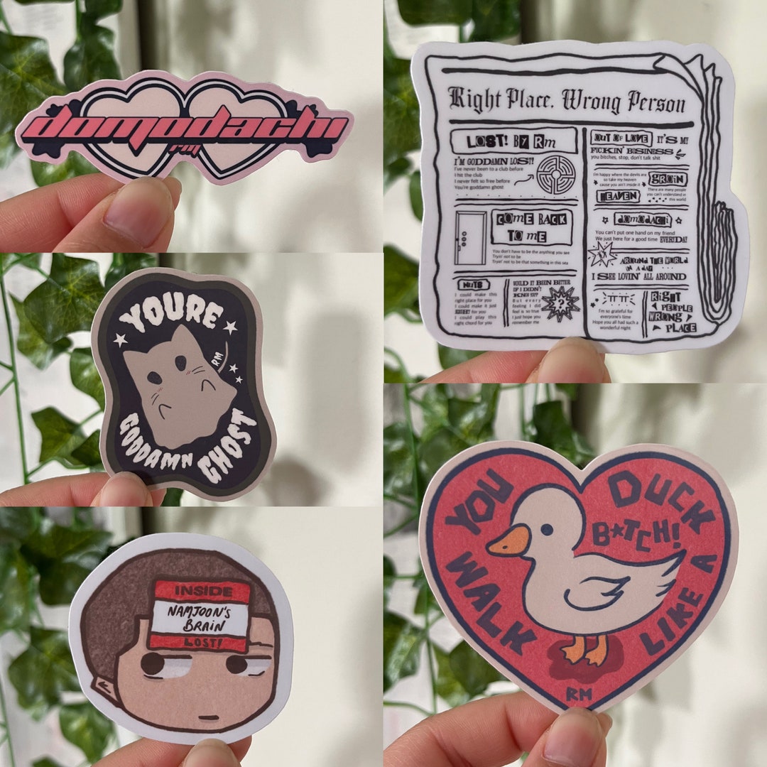 Bts Rm Inspired Sticker - Etsy