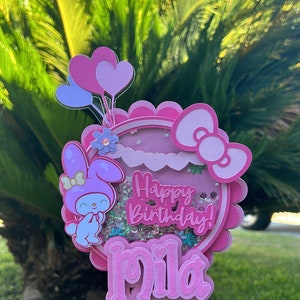 My Melody Topper Cake Topper Kitty - Etsy