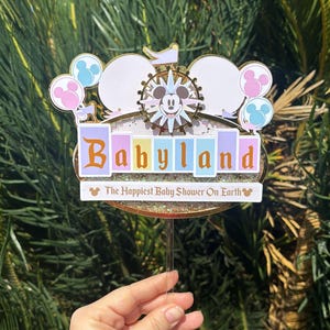 Babyland Cake Topper, Baby Shower, Magical , Cake Topper - Etsy