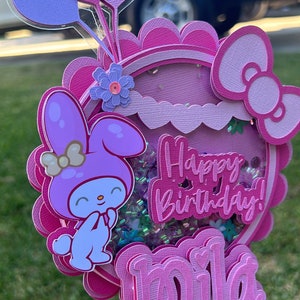 My Melody Topper Cake Topper Kitty - Etsy