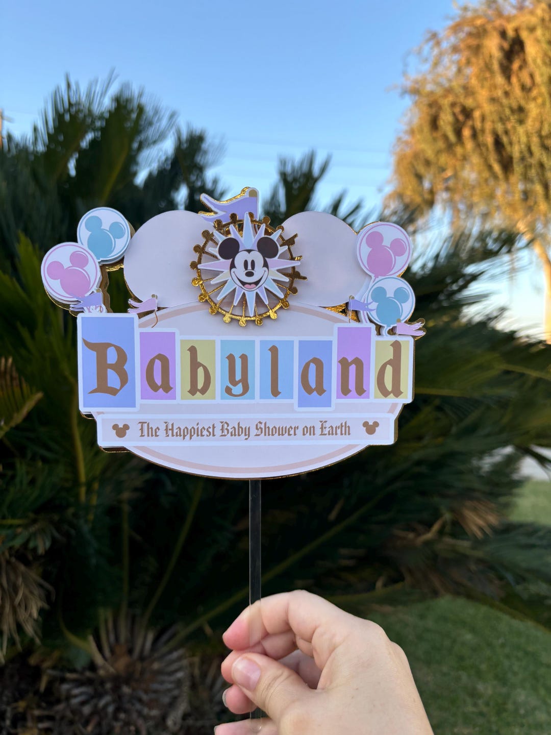 Babyland Cake Topper, Baby Shower, Magical , Cake Topper - Etsy