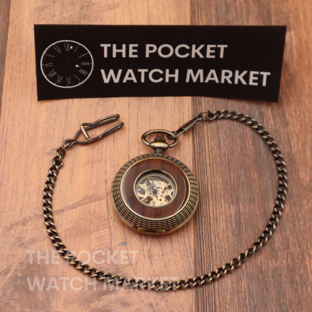 CUSTOM ENGRAVED Signature Mechanical Pocket Watch "the Pascal ...