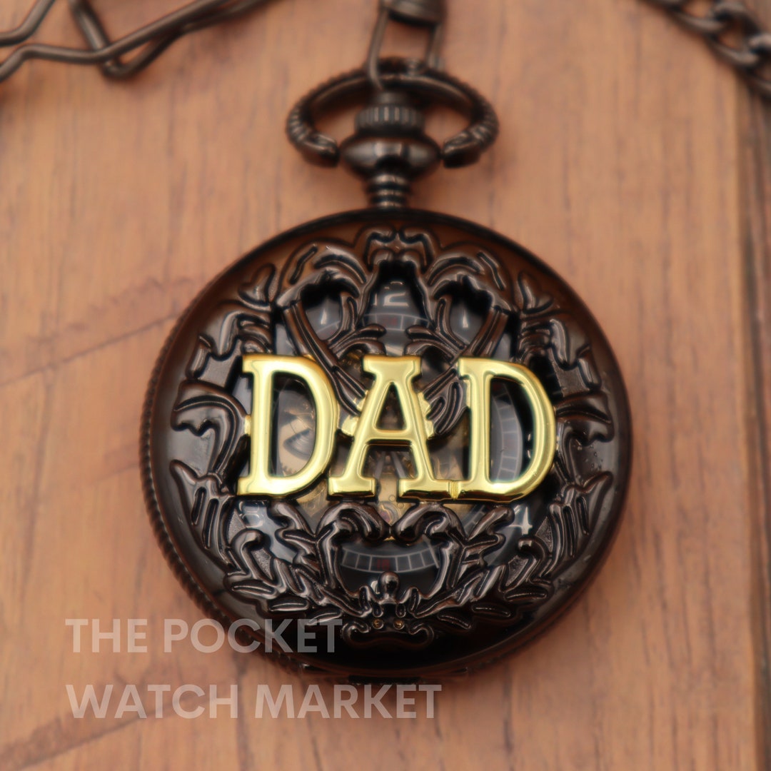 The Weston "dad" - Signature Mechanical Pocket Watch With Metal Chain ...
