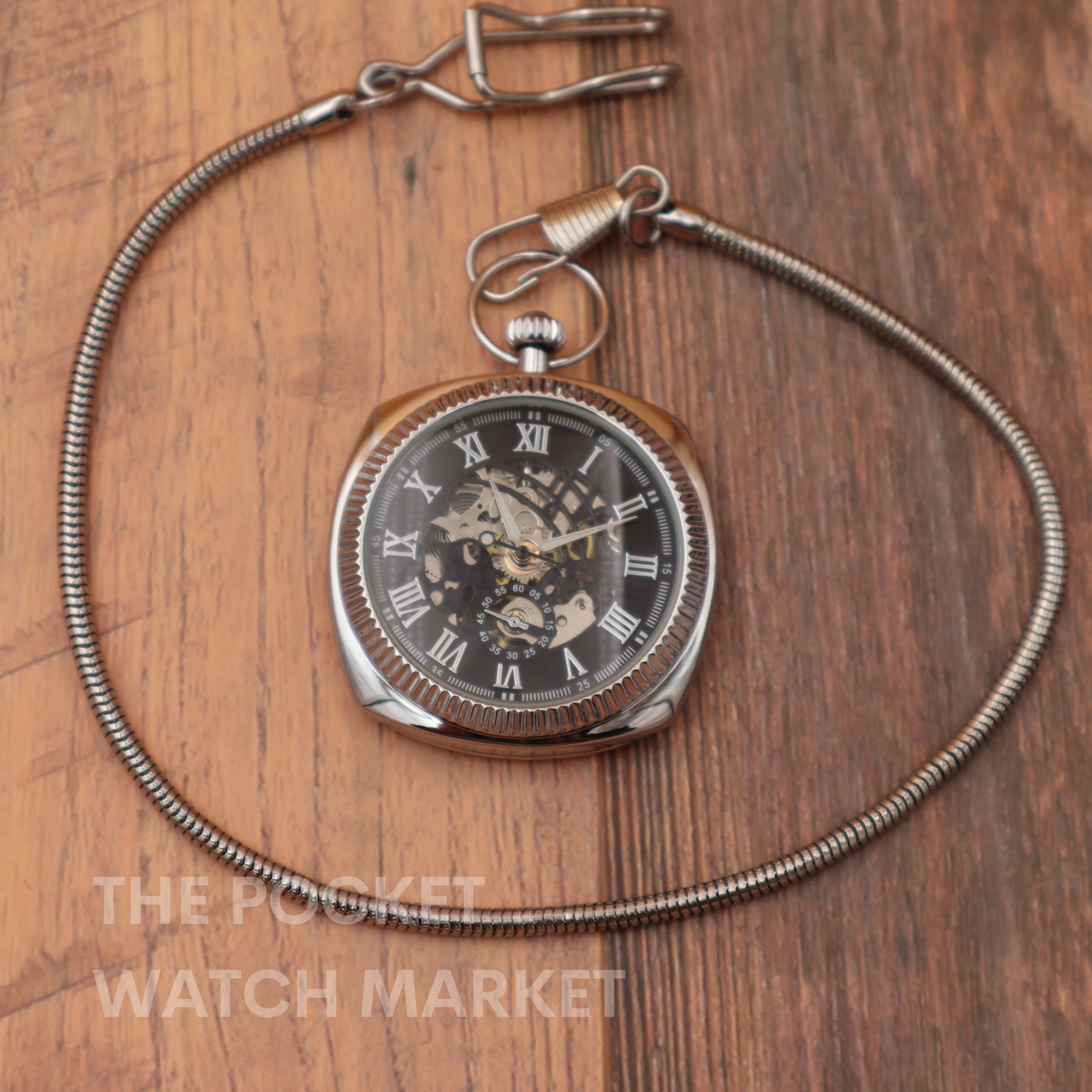 PERSONALIZED Signature Mechanical Pocket Watch "the Espira" With Metal ...