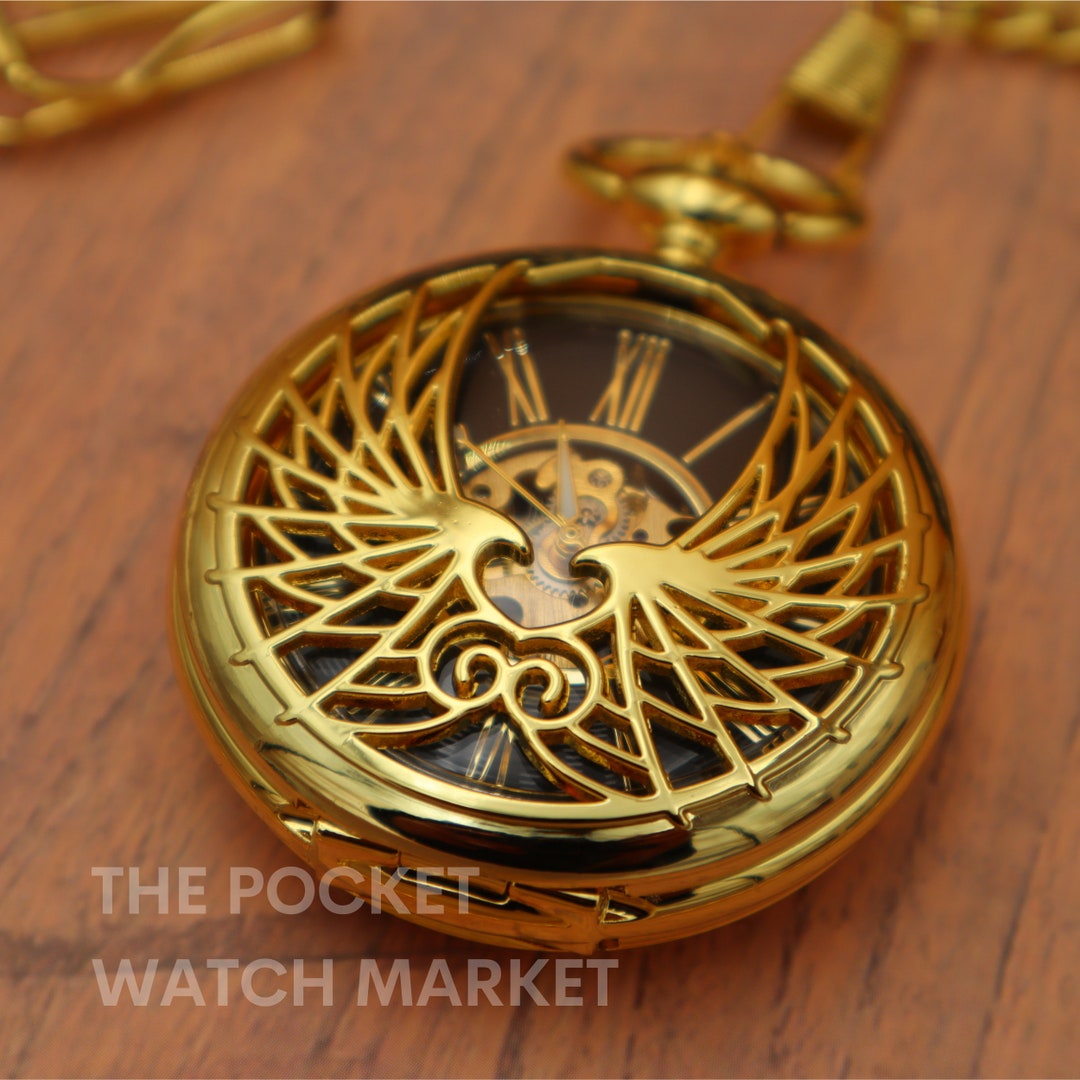 CUSTOM ENGRAVED Signature Mechanical Pocket Watch "the Thomson ...