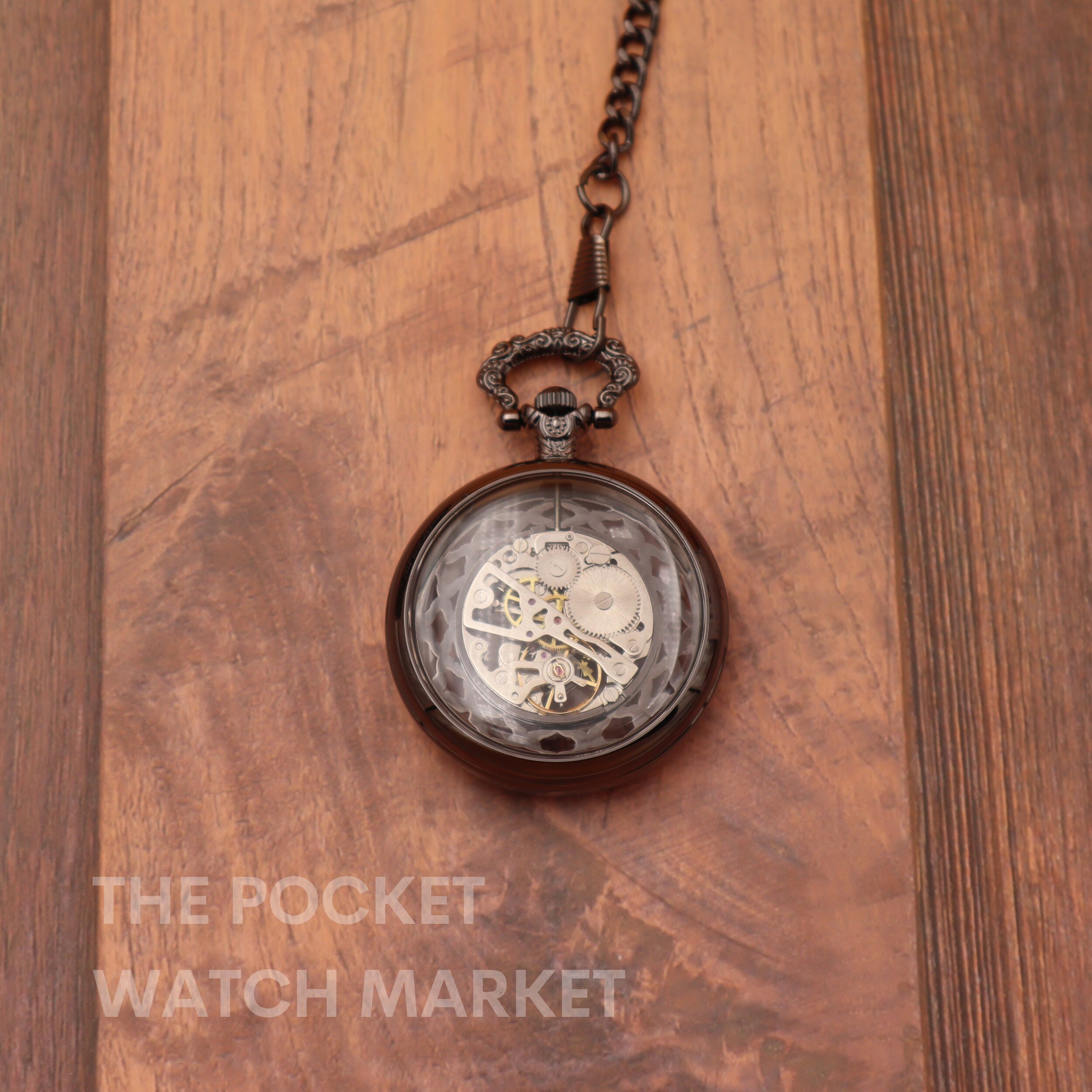 CUSTOM ENGRAVED Signature Mechanical Pocket Watch "the Feuille ...