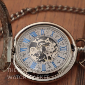 The Galilei - Signature Mechanical Pocket Watch With Metal Chain ...